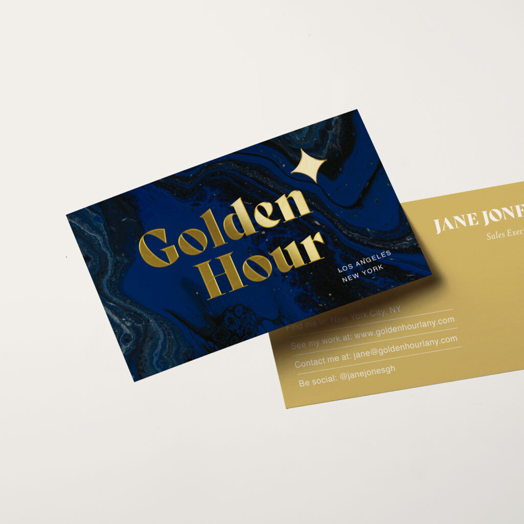 3d Foil Business Cards - Dubai